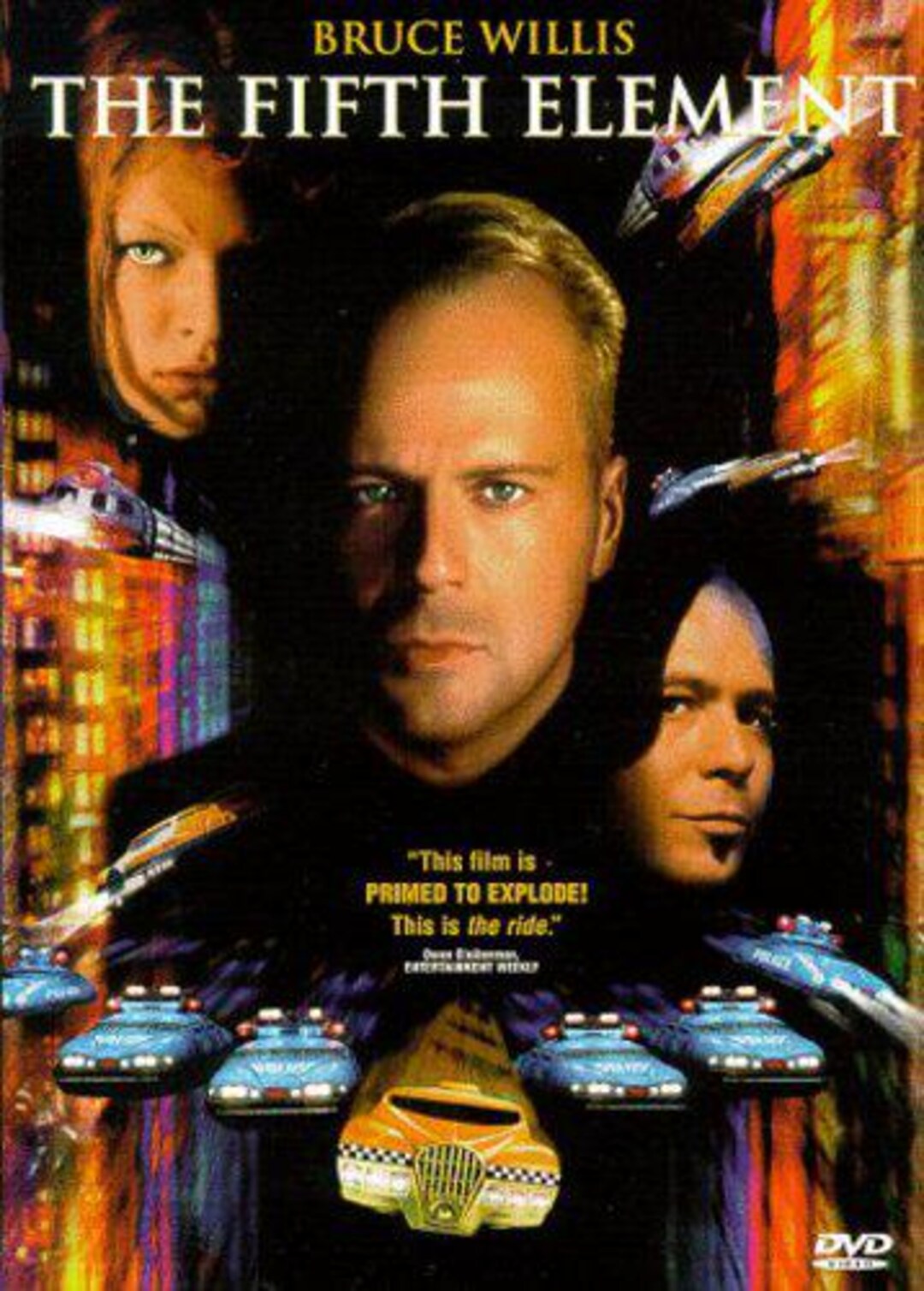 The Fifth Element [DVD, 1997 Sci-fi Action Movie] - Bruce Willis, Milla ...