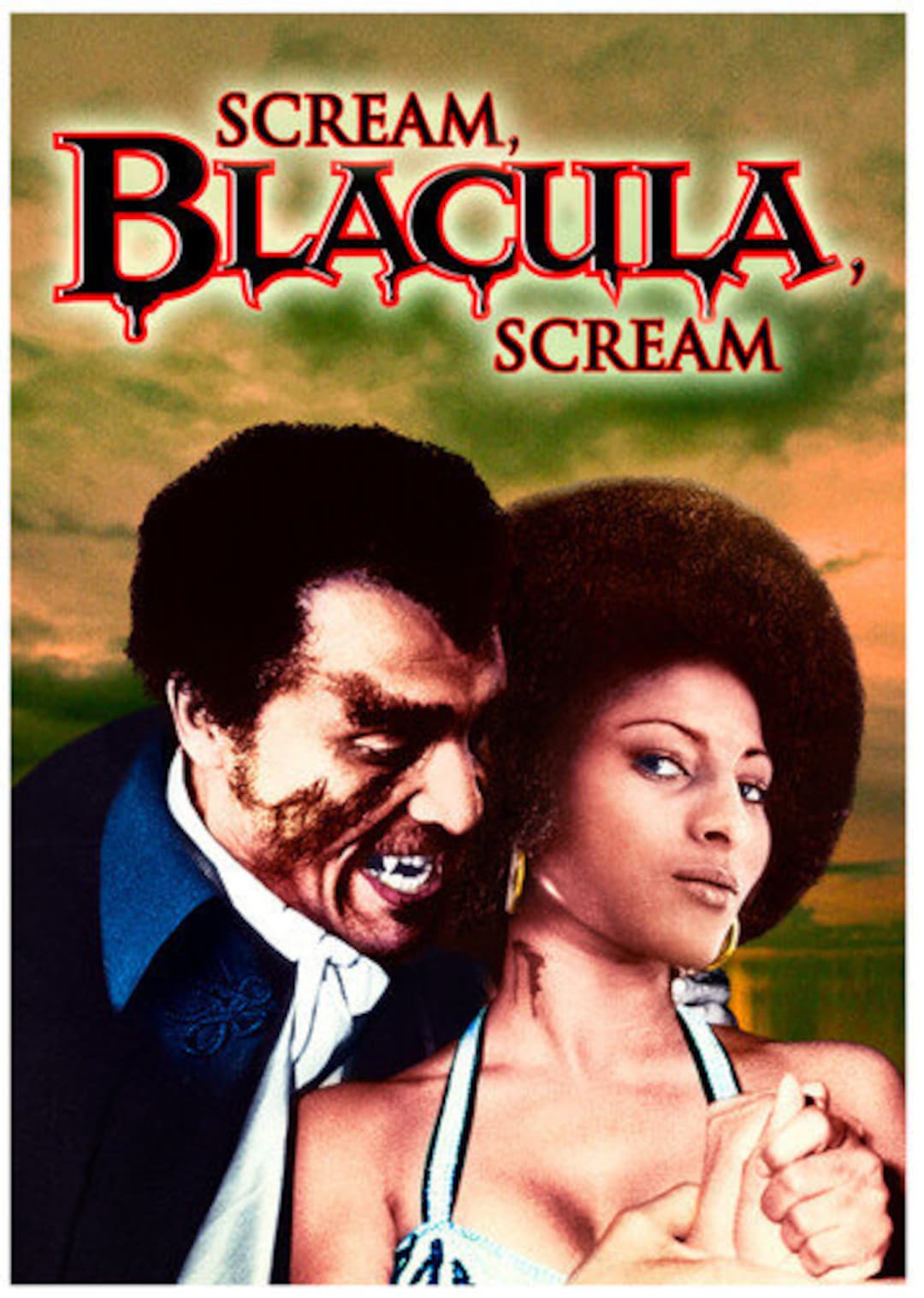 Scream, Blacula, Scream! [DVD, 1973 Movie] Region 1 for Us/canada, New & Sealed, Free Shipping ...