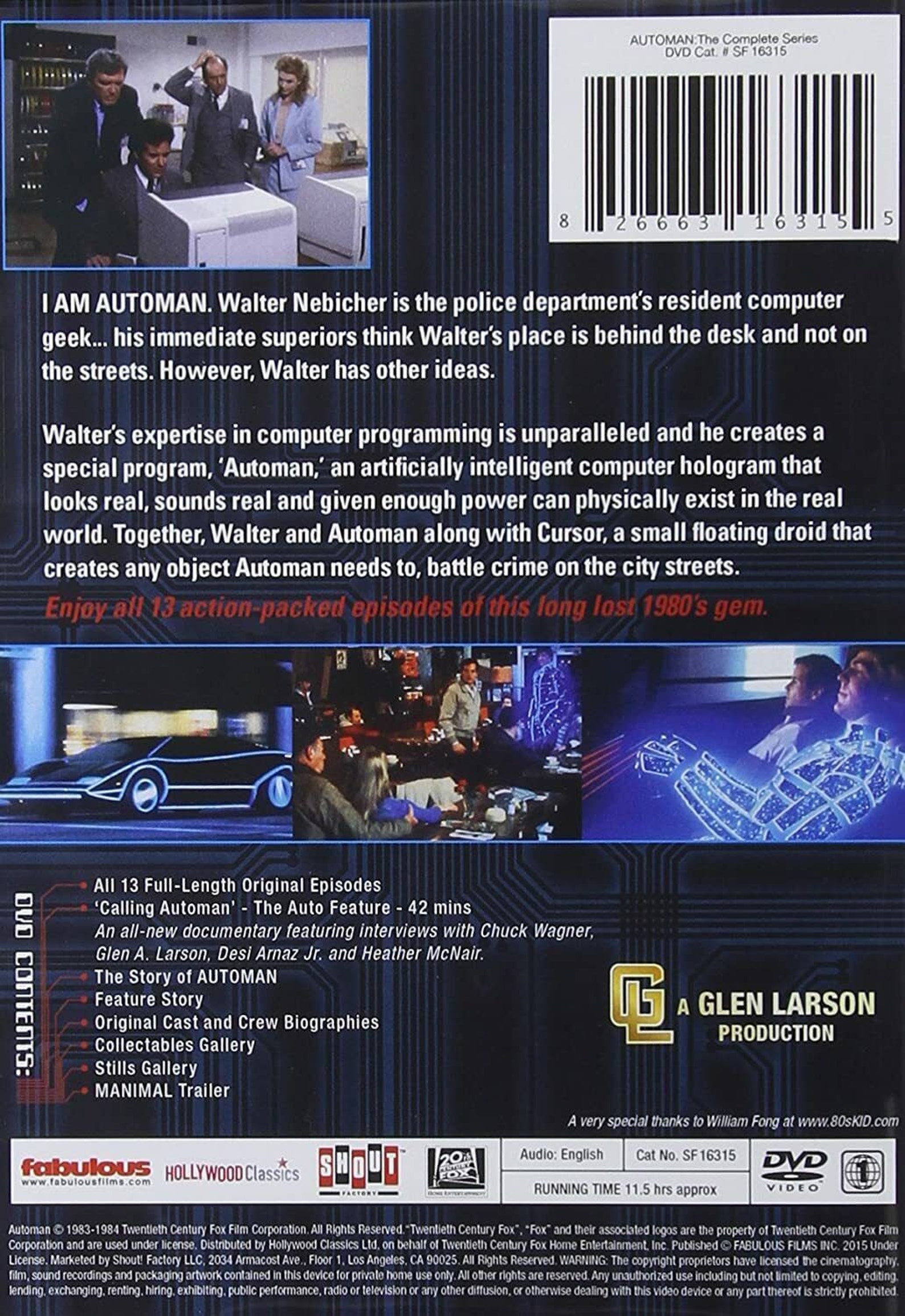 Automan: the Complete Series DVD 4 Disc Set Region 1 for - Etsy