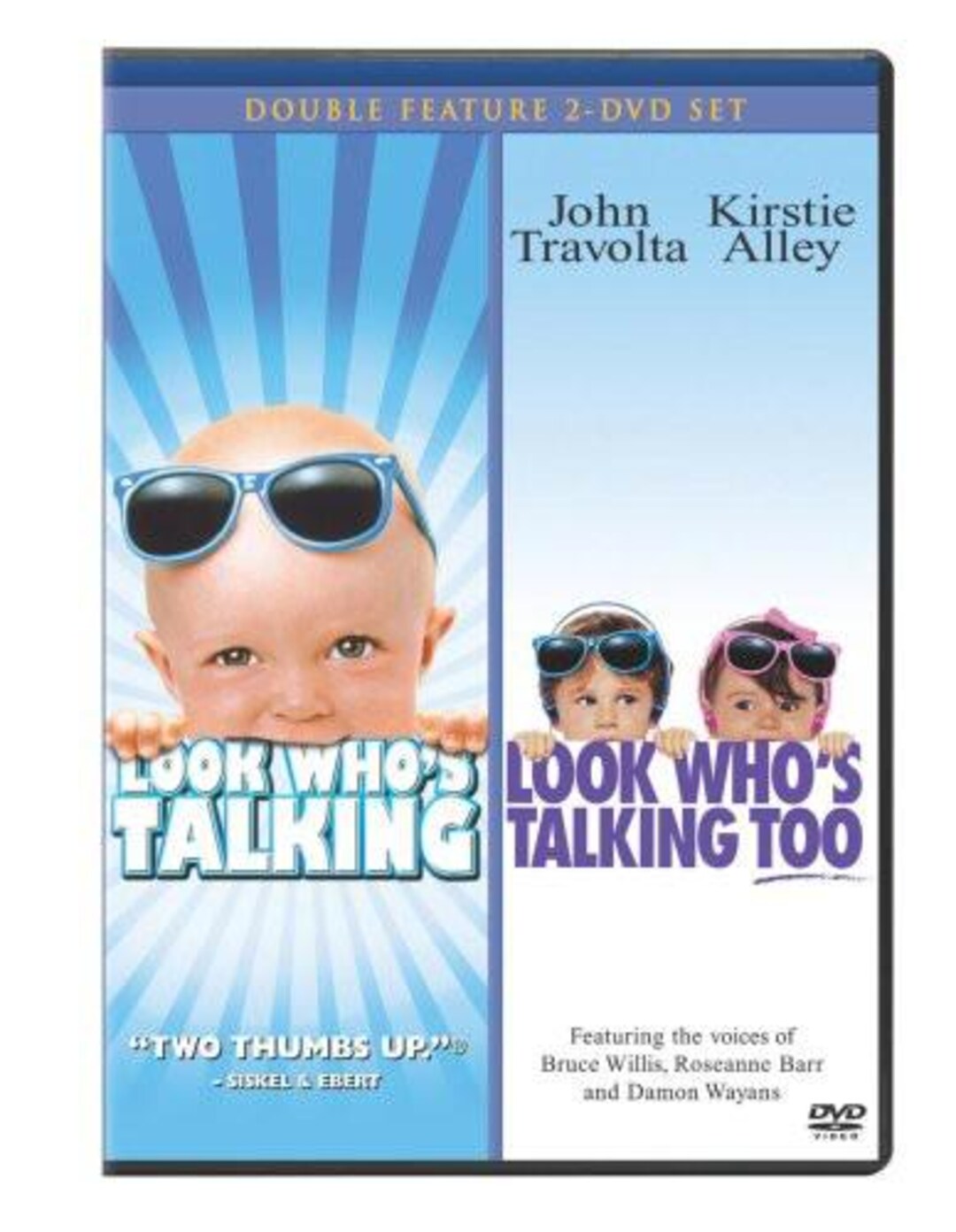 Look Who's Talking / Look Who's Talking Too DVD, Comedy Movie Set John ...