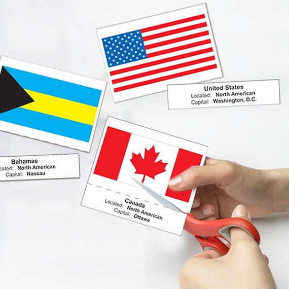 North American Flags With Names