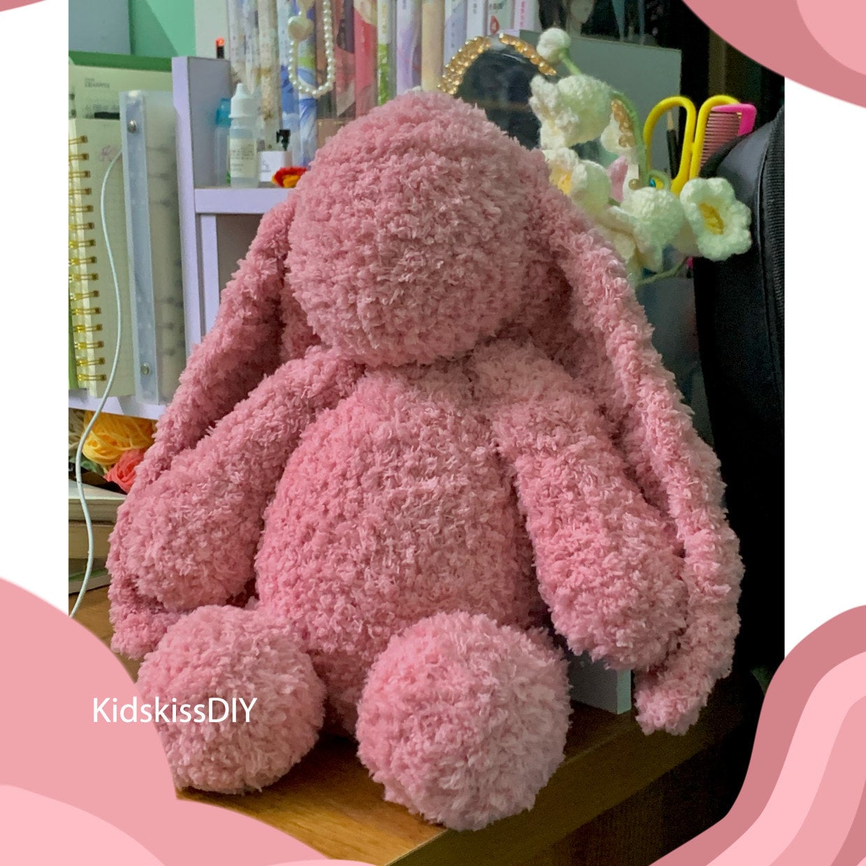 Jellycat Bunny Crochet Pattern, Crochet Bunny Pattern, Amigurumi Bunny ...