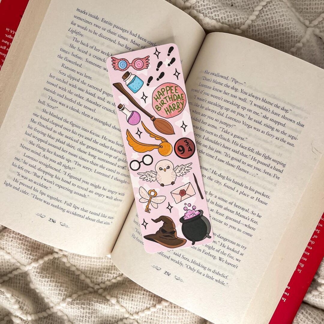 Wizard Themed Bookmark | Handmade Laminated With Tassel Bookmarks ...