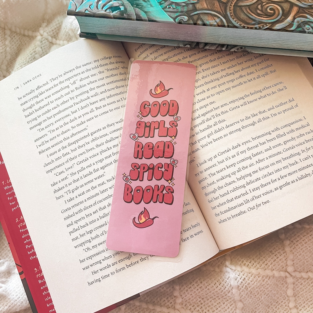 Good Girls Read Spicy Books Bookmark | Handmade Laminated W/ Tassel ...