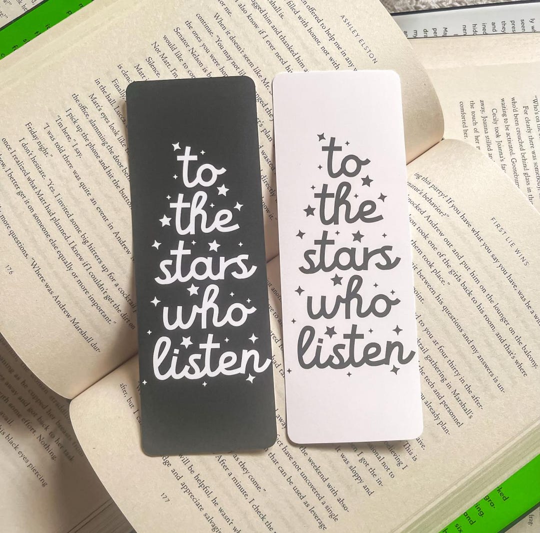 To the Stars Who Listen Bookmark Set | ACOTAR A Court of Mist and Fury ...
