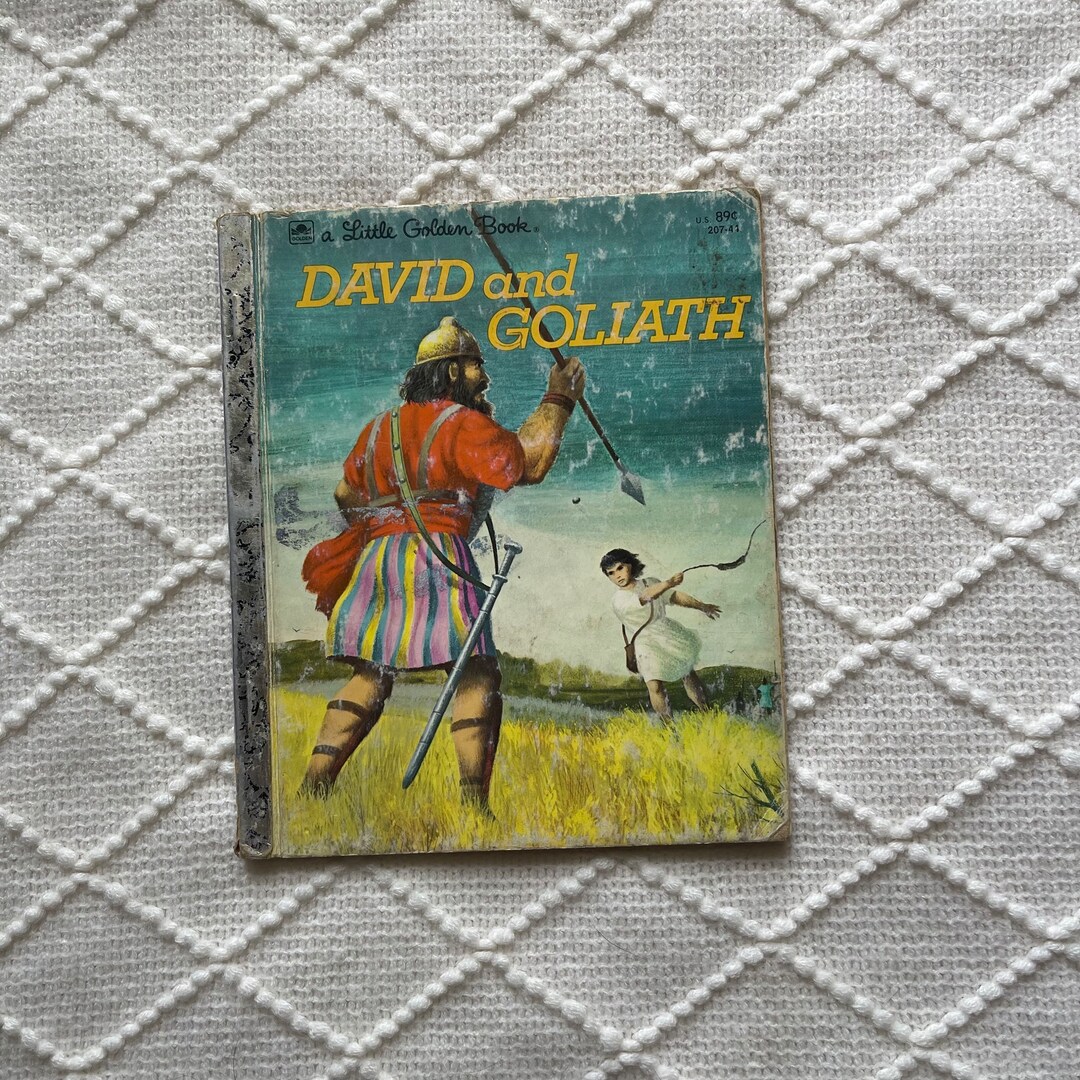 David and Goliath by Barbara Hazen Shook | Little Golden Book | Vintage ...