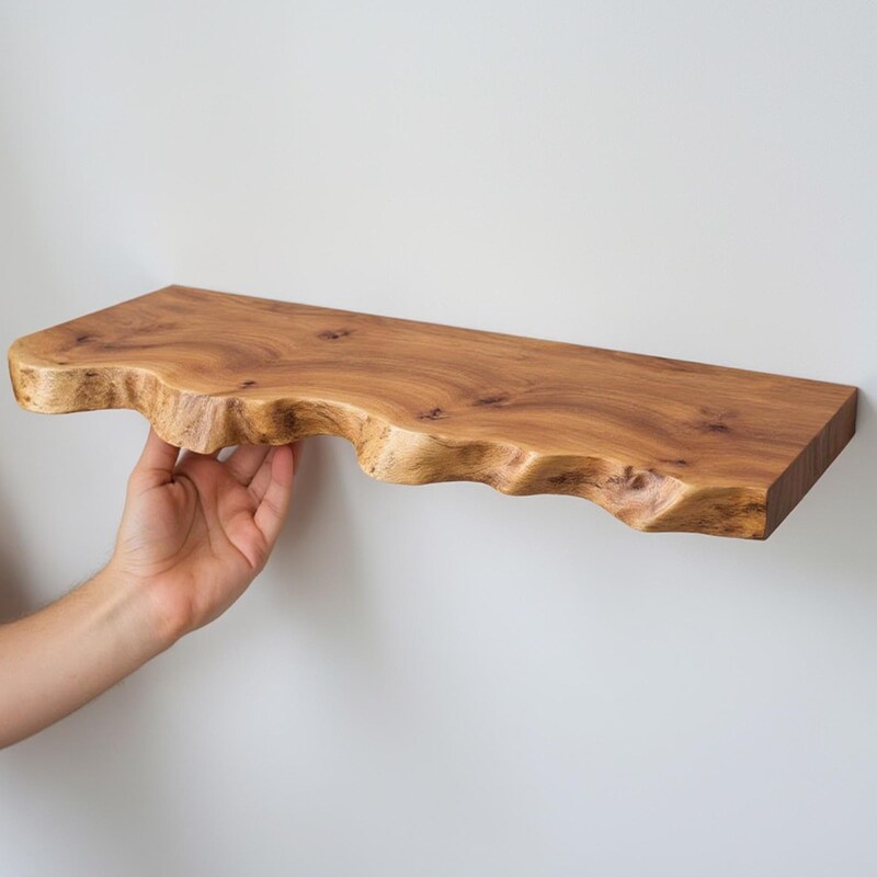 Live Edge Shelf - Etsy