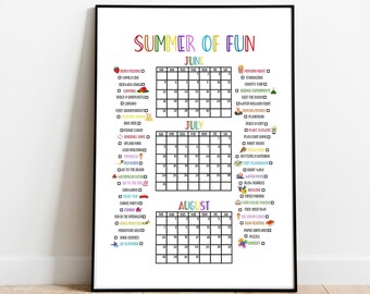 Summer of Fun Poster - Etsy