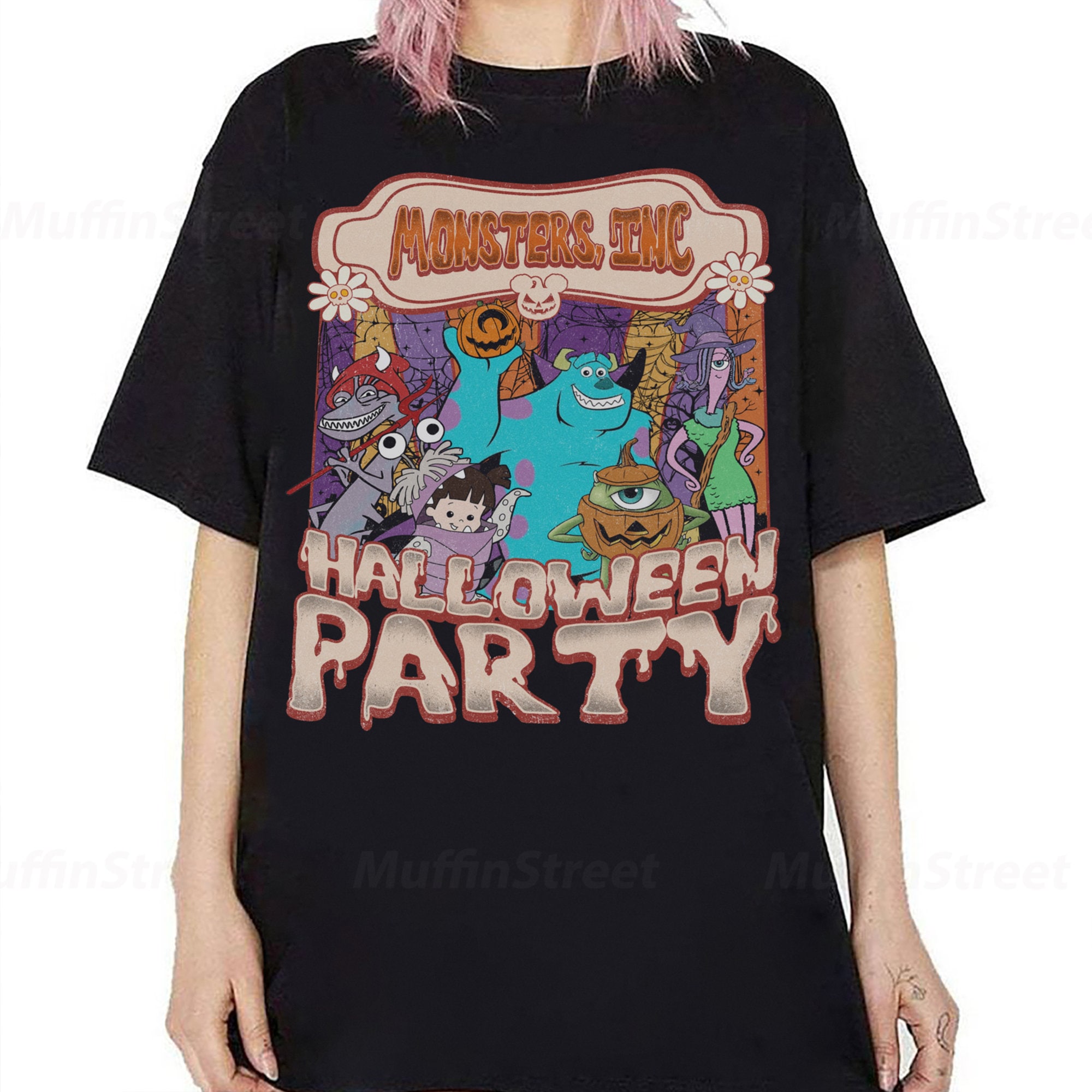 Disney Monster Halloween Shirt, Monster Inc Shirt, Retro Monster ...