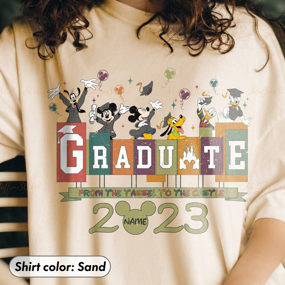Personalized Disney Graduate Shirt, Disney Senior Shirt, From the ...