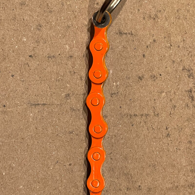 Bicycle Chain Keychain - Etsy