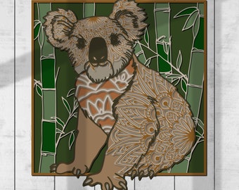 Koala Laser Files - Etsy