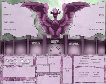 Printable Dm Screen Inserts - Etsy