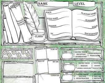 Dnd Inventory Sheet - Etsy UK