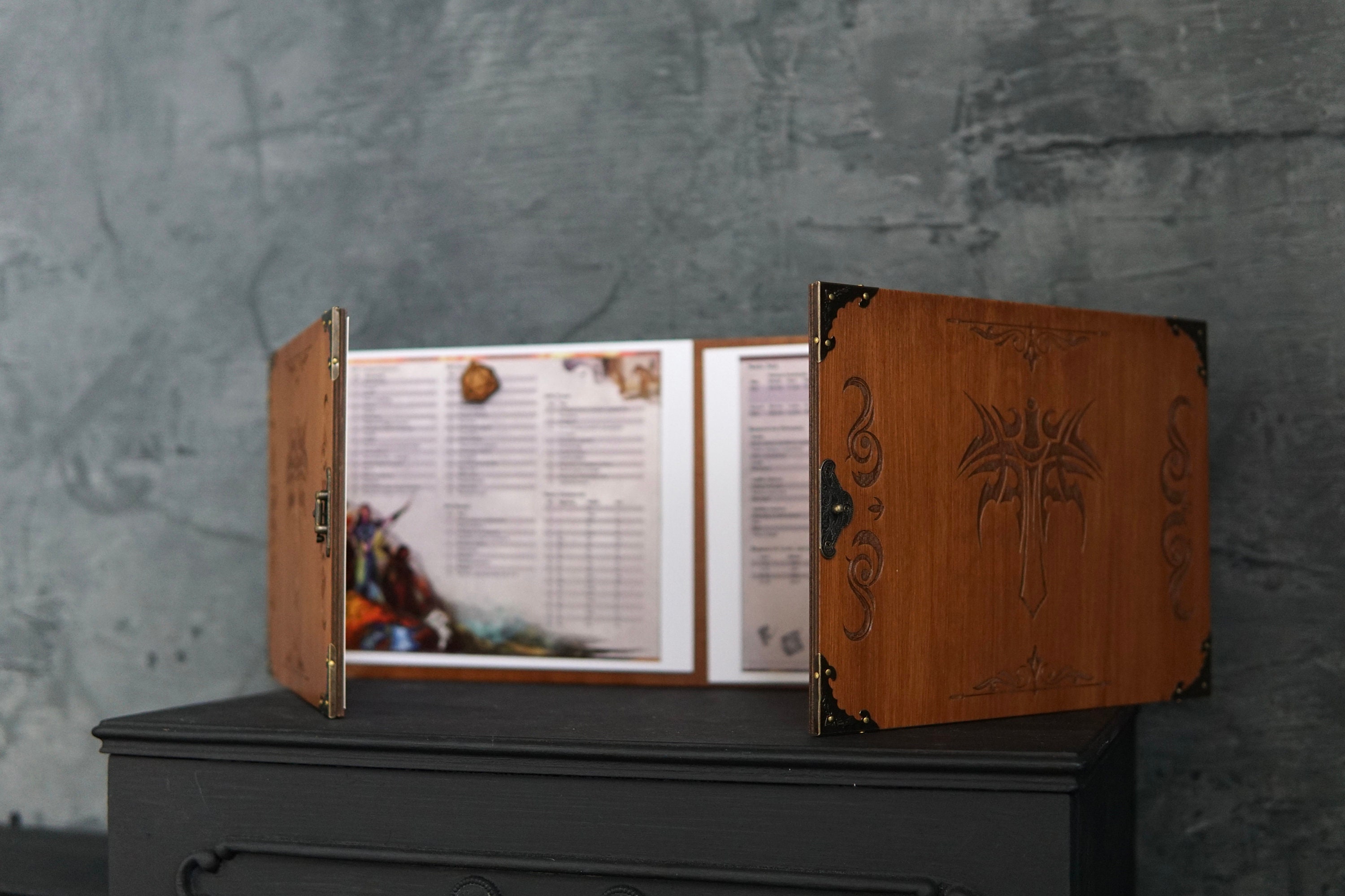 Custom Gm Screen Wooden Dm Screen Custom Dm Screen Dm - Etsy