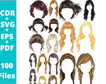 Fringes Haircut Images Clipart
