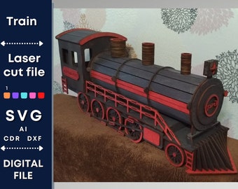 Laser Cut Train Files - Etsy