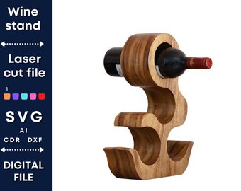 Wine Rack Dxf - Etsy