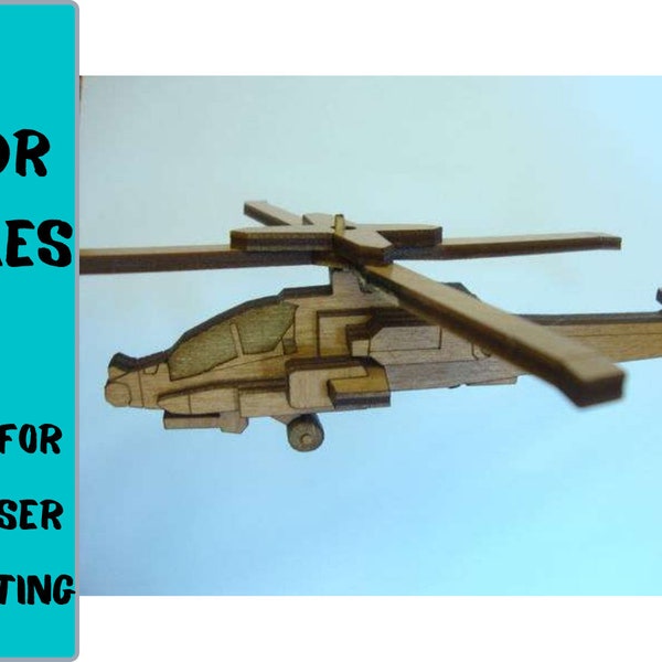 Laser Cut Files Blackhawk Helicopter - Etsy