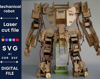 Laser Cut Mech Svg - Etsy