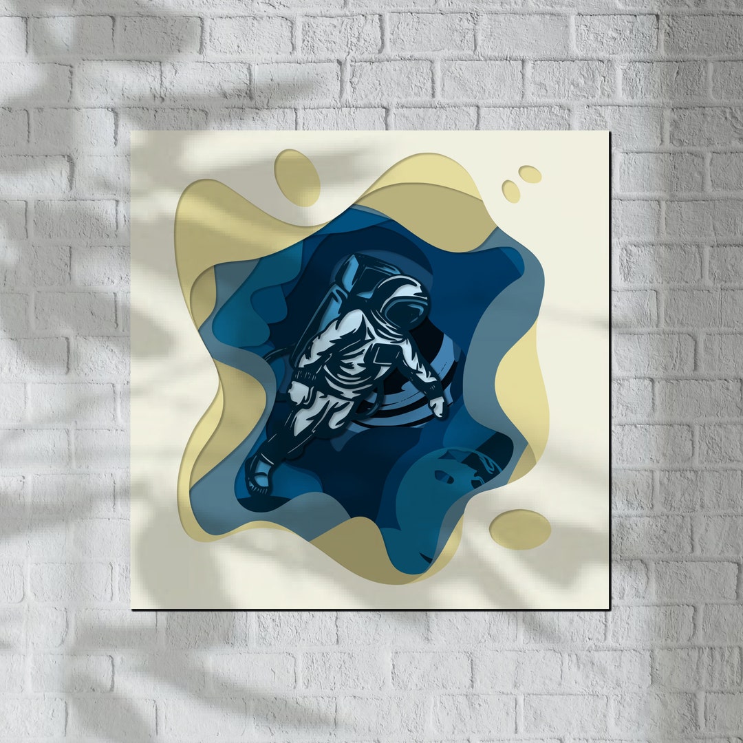 Space Shadow Box Svg Space Paper Cut Space Light Box Space - Etsy