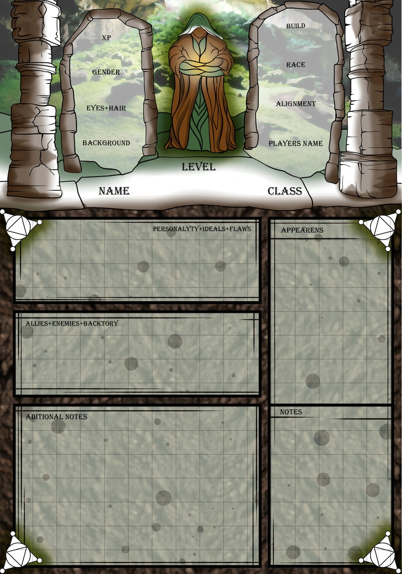 Warlock Character Sheet 5e Dnd Character Sheet 5e Character - Etsy ... Warlock Character Sheet 5e Dnd Character Sheet 5e Character - Etsy ...