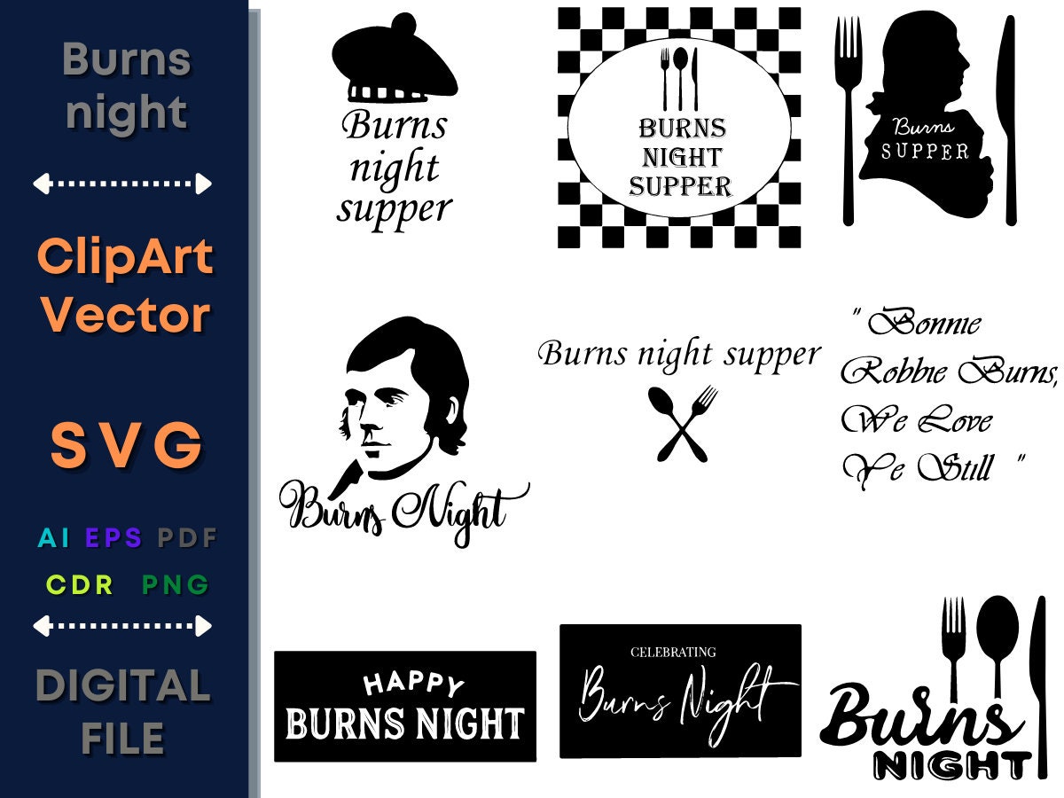 Robbie Burns Clipart