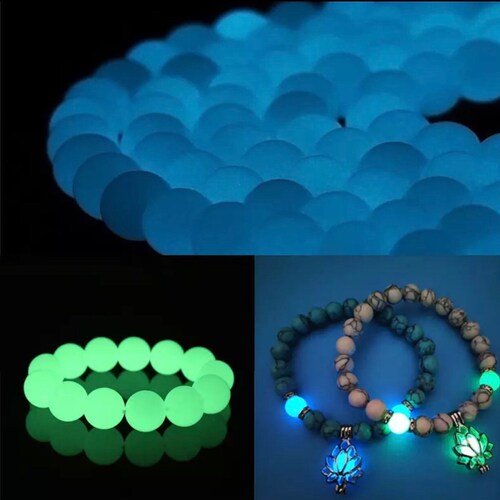 25 Pcs Glow in the Dark Stone Beads for Jewelry Making 6mm - Etsy