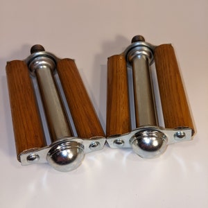 Wooden Bicycle Block Pedals Oak and Shellac - Etsy