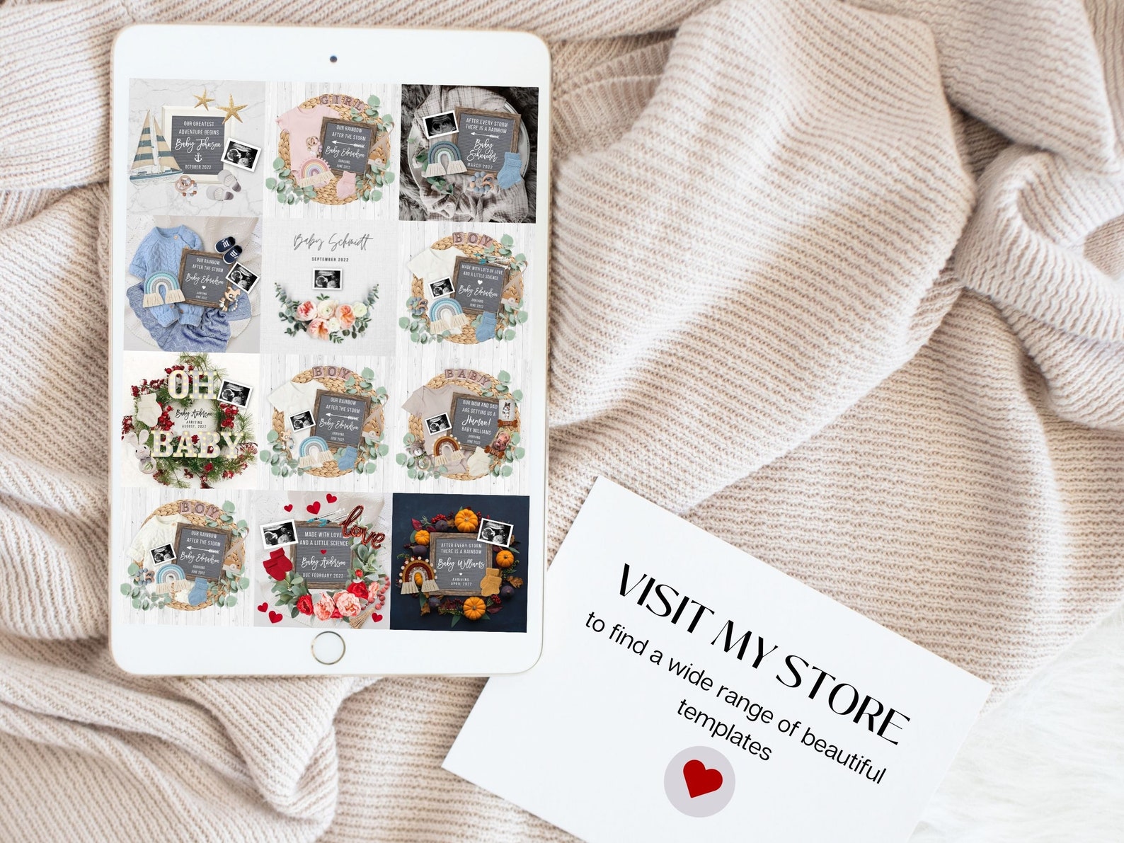 IVF Boy Pregnancy Announcement for Social Media Digital - Etsy