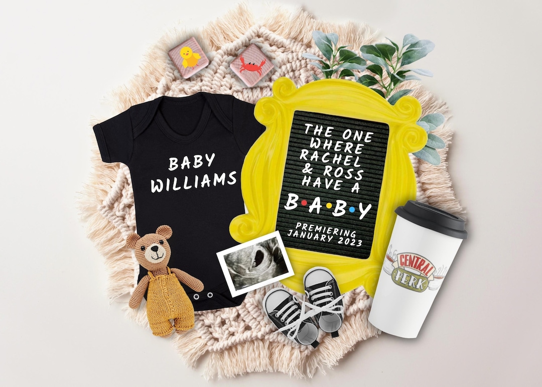 Friends Pregnancy Announcement Digital, Friends Baby Reveal, the One ...