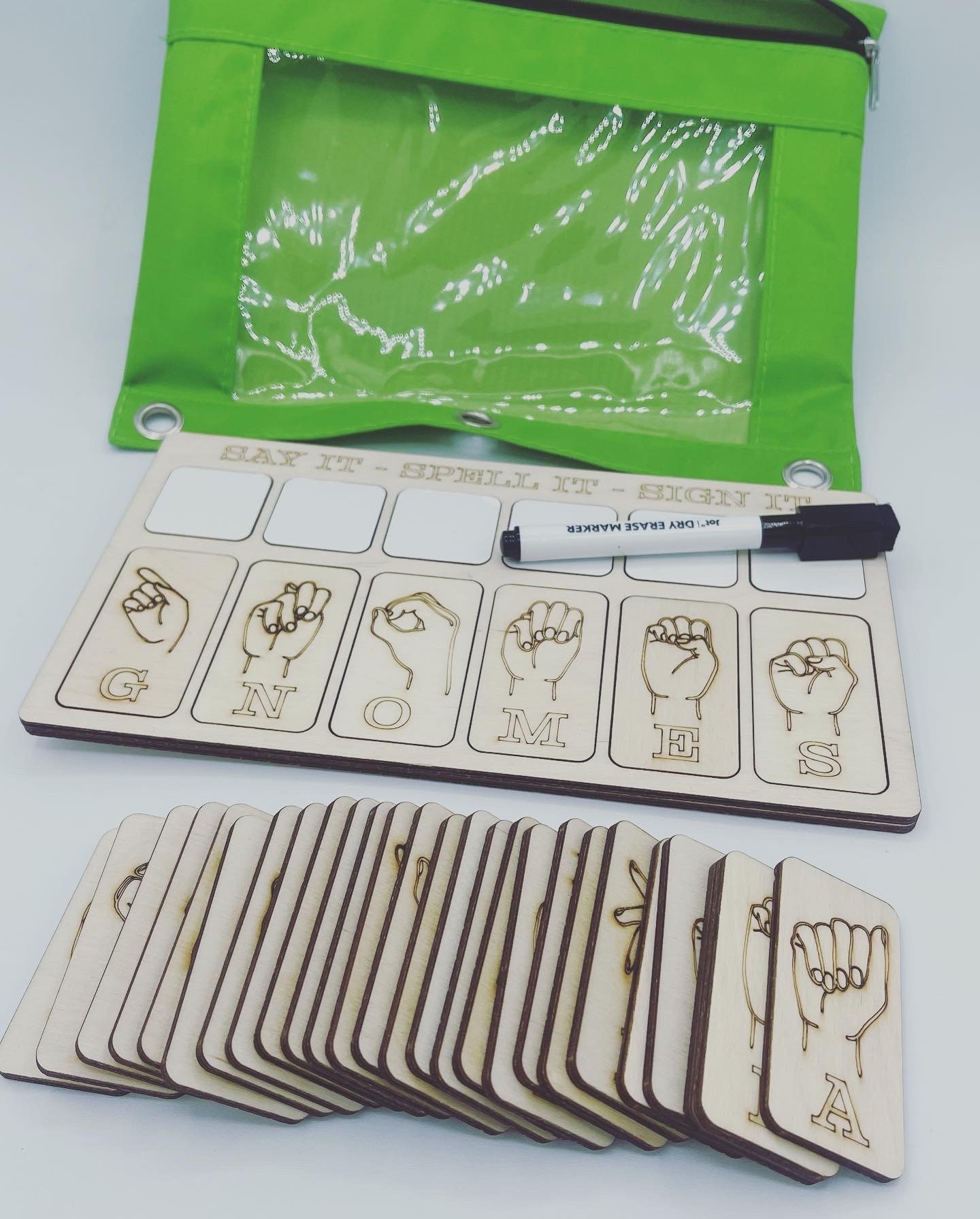 American Sign Language Learning/activity Board - Etsy