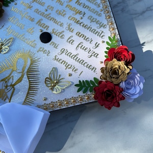 Virgin Mary Grad Cap, Virgencita Graduation Cap Topper, Custom Grad Cap ...