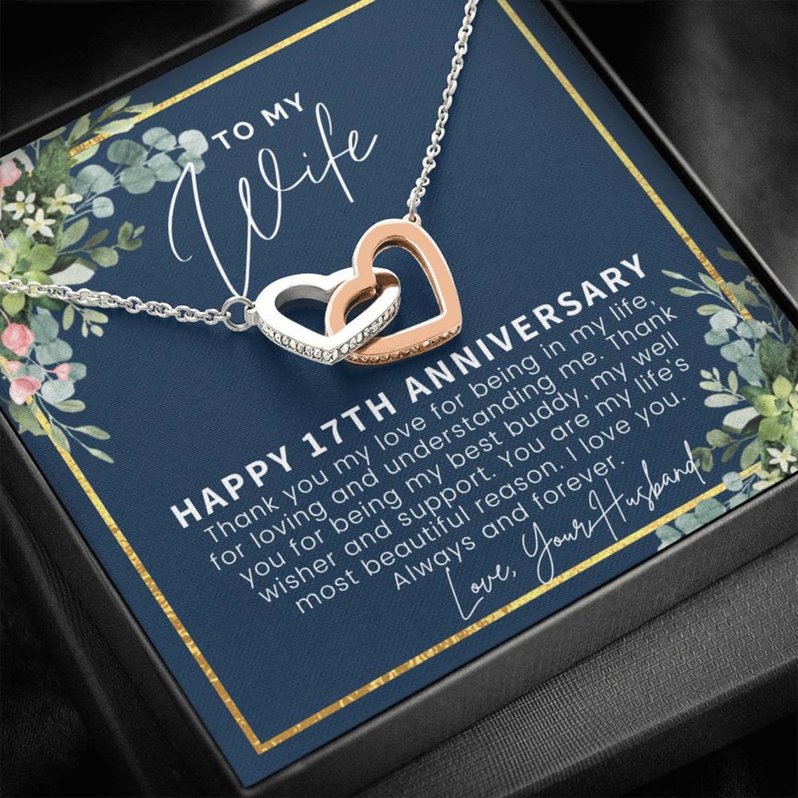 17 Year Anniversary Gift for Wife 17 Year Anniversary Gifts - Etsy