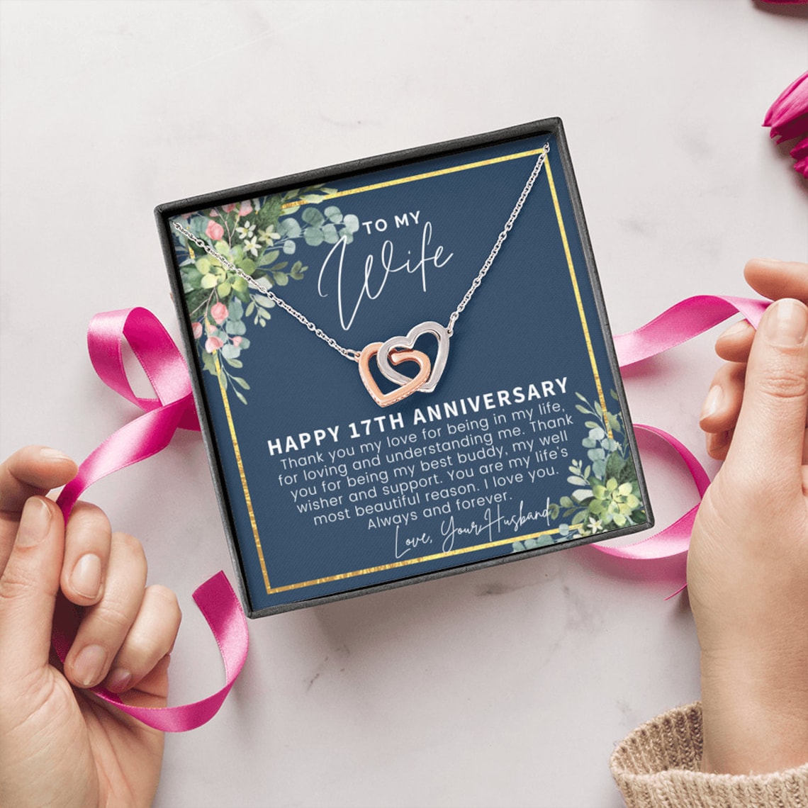 17 Year Anniversary Gift for Wife 17 Year Anniversary Gifts - Etsy