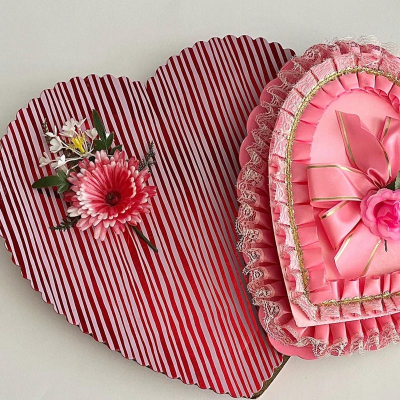 Faux Heart Candy Box - Etsy