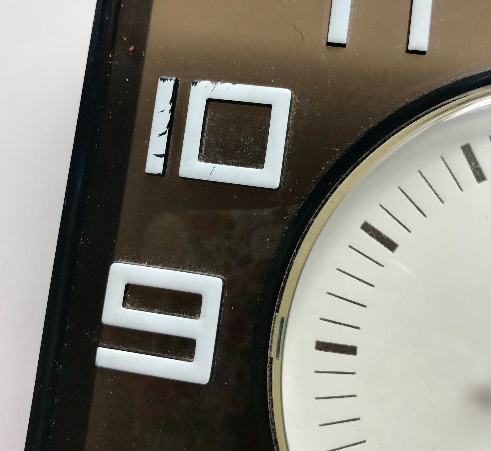 Vintage Wall Clock GE General Electric 1970s Retro Square - Etsy