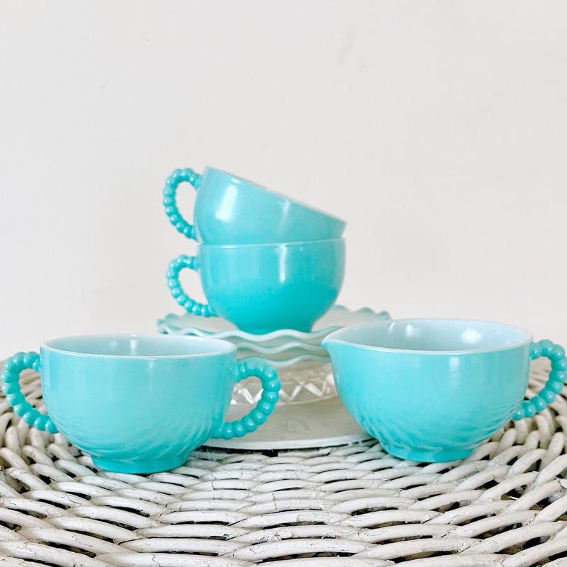 Hazel Atlas Turquoise - Etsy