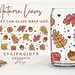 Autumn Leaves Can Glass Svg 16oz Libbey Full Wrap Svg Fall - Etsy