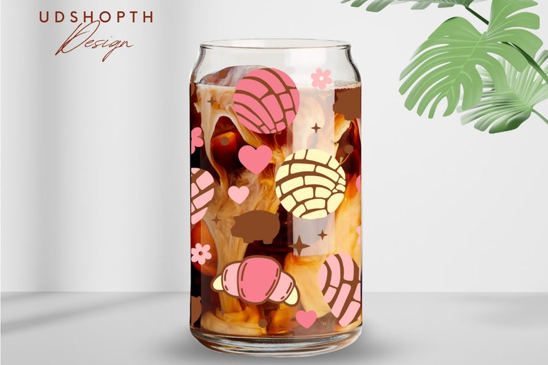 Cafecito Y Chisme Beer Can Glass Svg 16oz Libbey Full Wrap Etsy