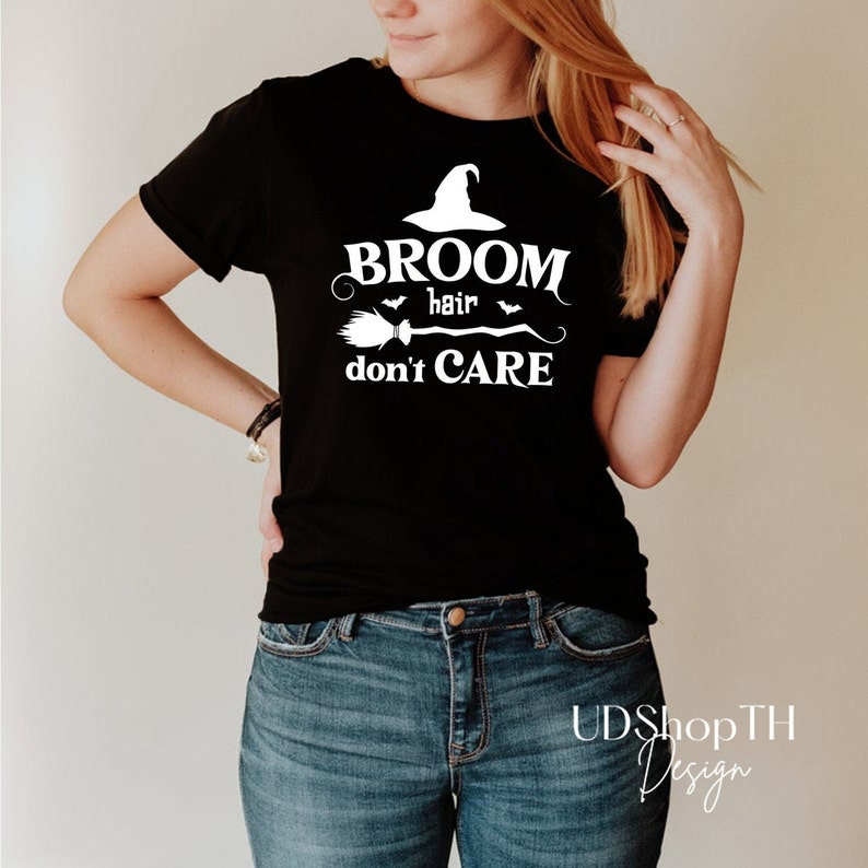 Broom Hair Don't Care Svg, Funny Halloween Svg, Halloween Broom Svg ...