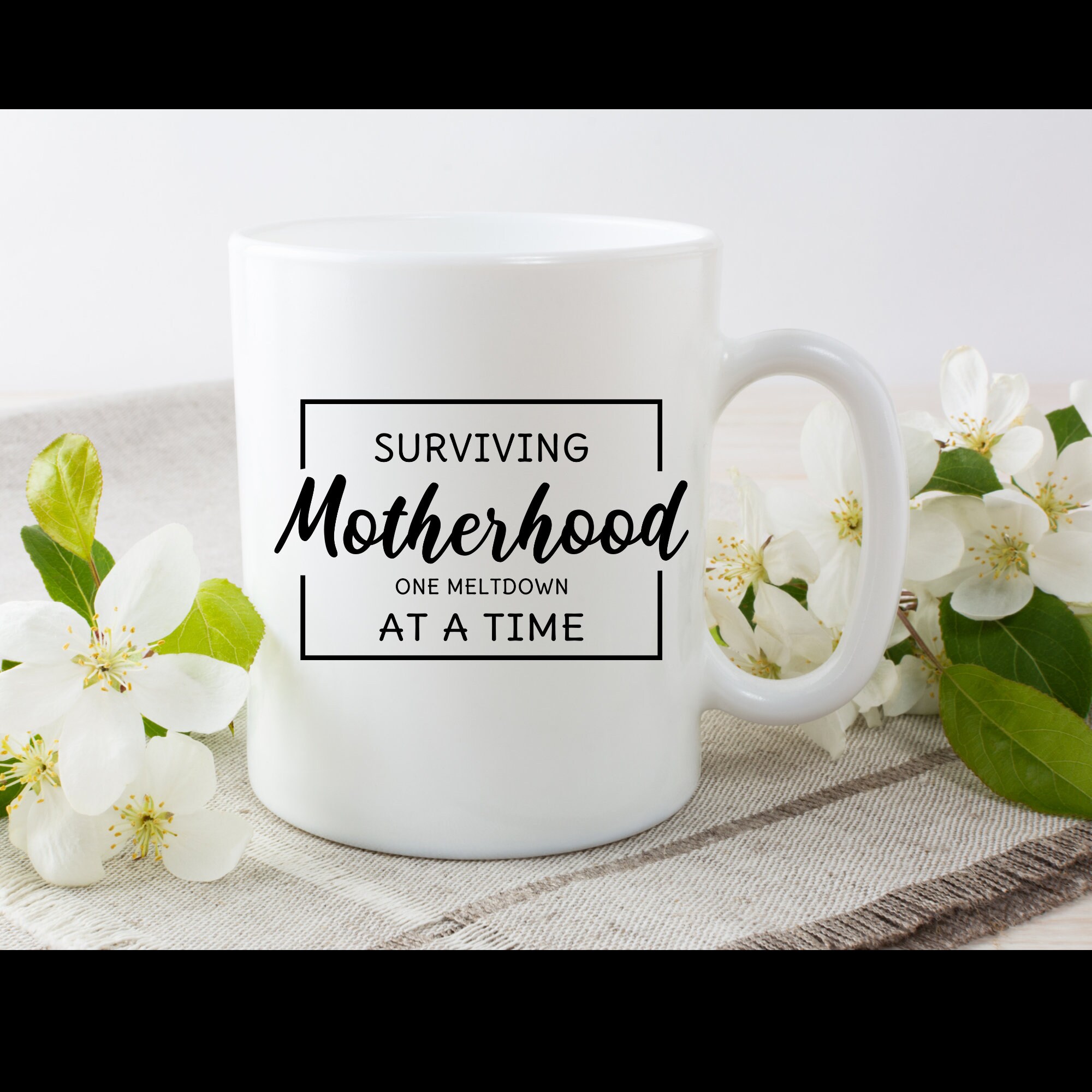 Surviving Motherhood Svgfunny Mom Svgmothers Daysvgmom Cut | Etsy