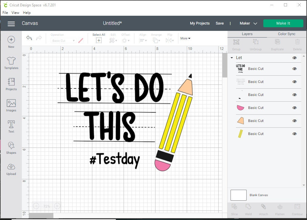 Let's Do This Test Day Svgtest Day Svgteacher Svgschool - Etsy