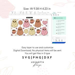 Concha Ghost Glass Can Svg, 16oz Libbey Glass Can Svg, Spooky Conchas ...