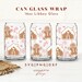 Gingerbread House Beer Can Glass Svg, 16oz Libbey Full Wrap Svg ...