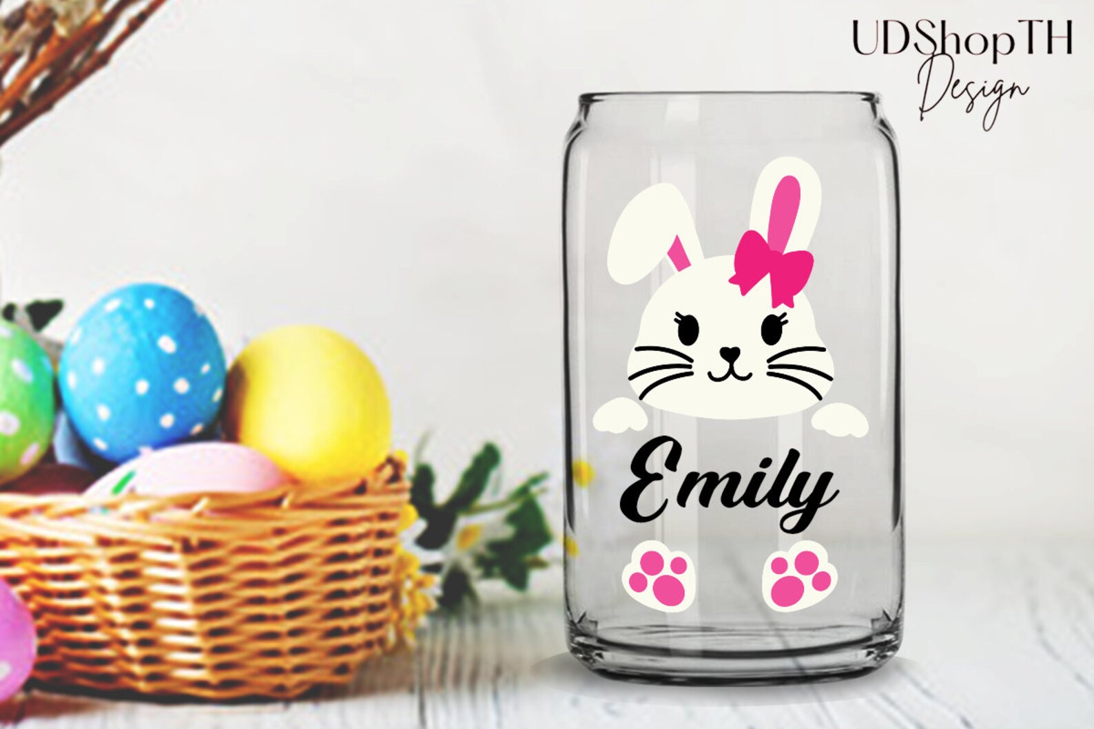 Bunny Name Frame Svg Easter SVG Happy Easter Svg Bunny Ears - Etsy