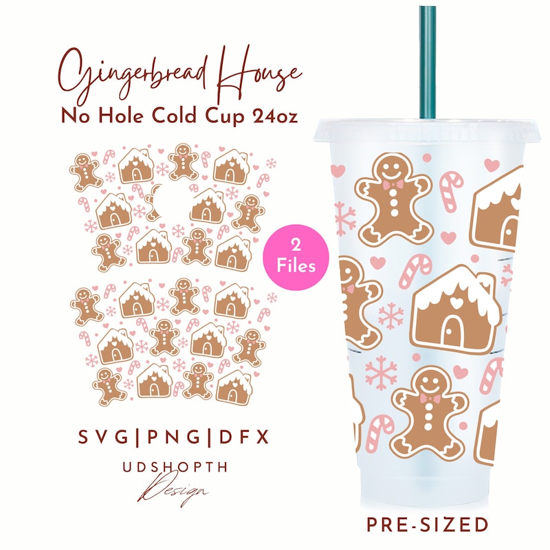 Christmas Cold Cup Sticker - Etsy UK
