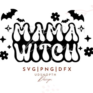 Mama Witch Svg, Retro Halloween Svg, Spooky Season Svg, Halloween Svg ...
