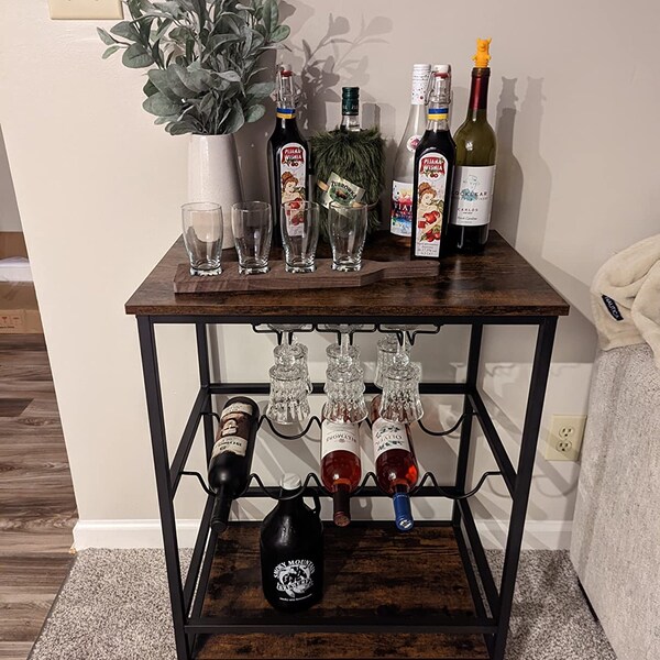 Rustic Bar Cart - Etsy