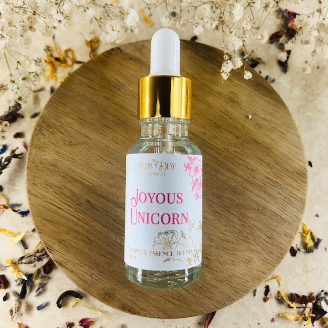 Joyous Unicorn Elixir : Alegría Alegría y Humor Flower - Etsy España